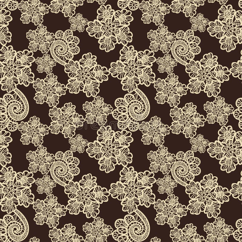 Seamless lace pattern stock vector. Illustration of design - 30334936
