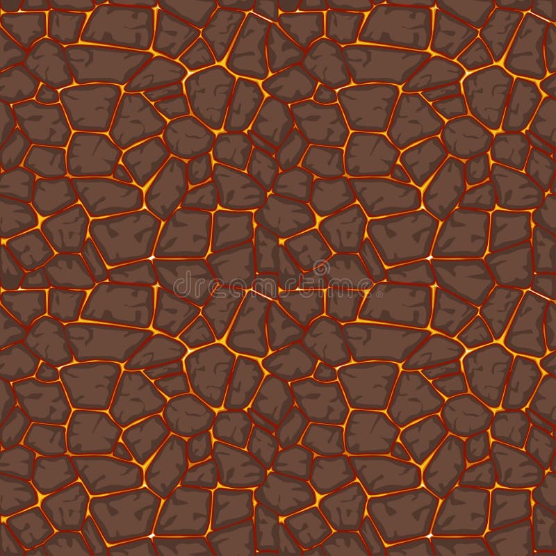 Seamless Lava Pattern with Small Stones, Texture for Graphic Design ...