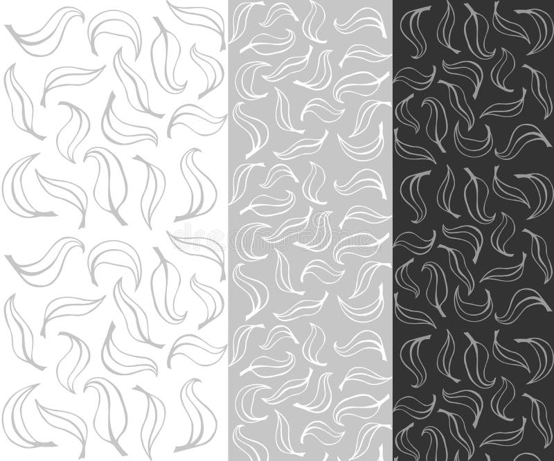 Seamless Leaf Pattern Background Stock Vector - Illustration of decor ...