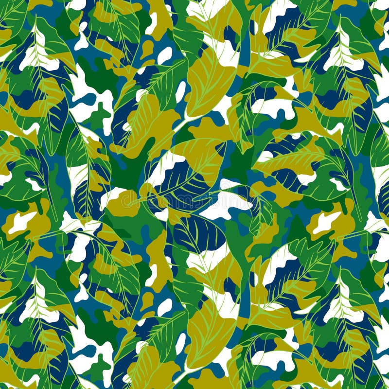 Seamless Leaf Pattern on Background.textile Design Beautiful Ethnic ...