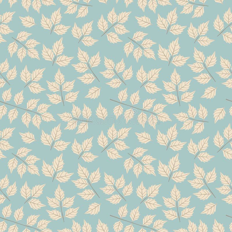 Seamless leaf pattern stock vector. Illustration of green - 50509094