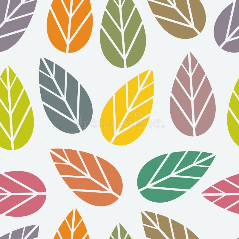 Leaf pattern stock vector. Illustration of vector, texture - 15315480
