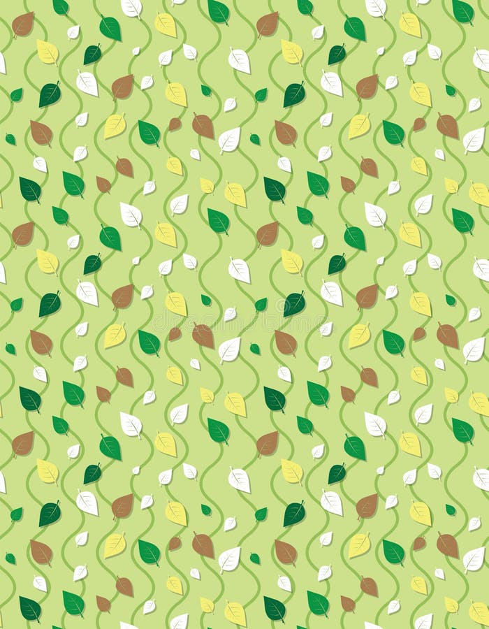 Seamless Leave Template Texture with Green Beige Color. Seamless ...