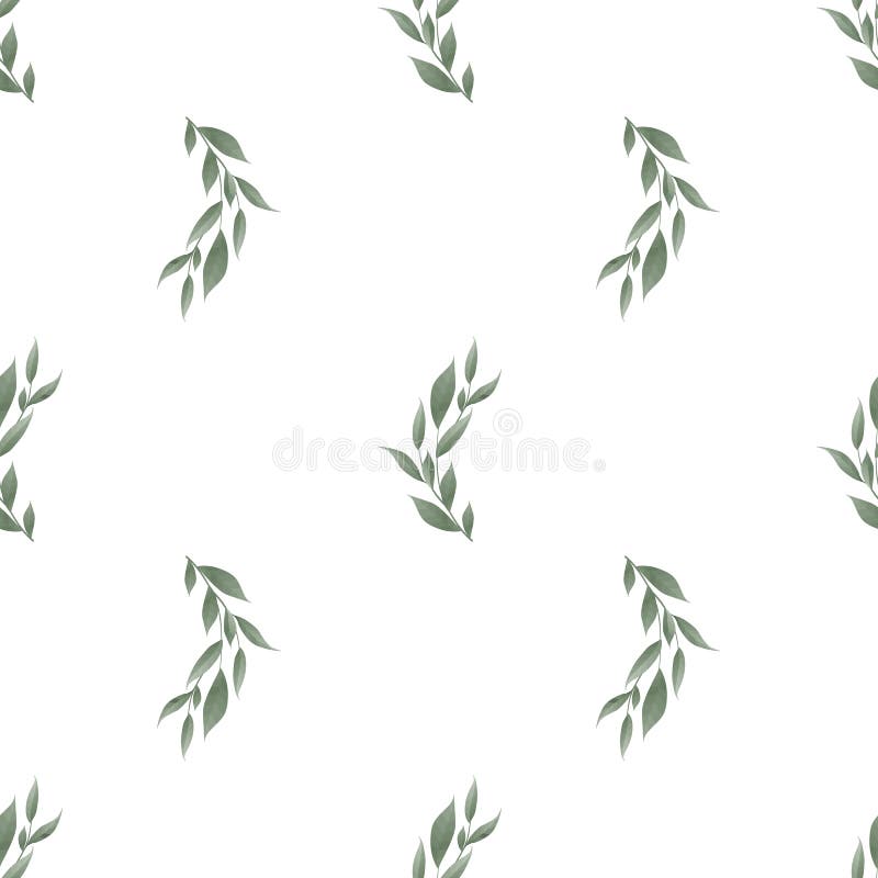 Seamless Leaves Pattern. Design for Banner, Poster, Card, Cover ...