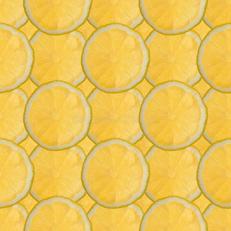 Seamless Lemon Pattern with Oil Paints Stock Image - Image of fashion ...
