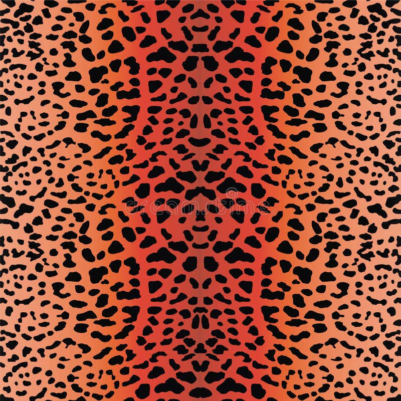Seamless Leopard Background Stock Vector - Illustration of abstract ...