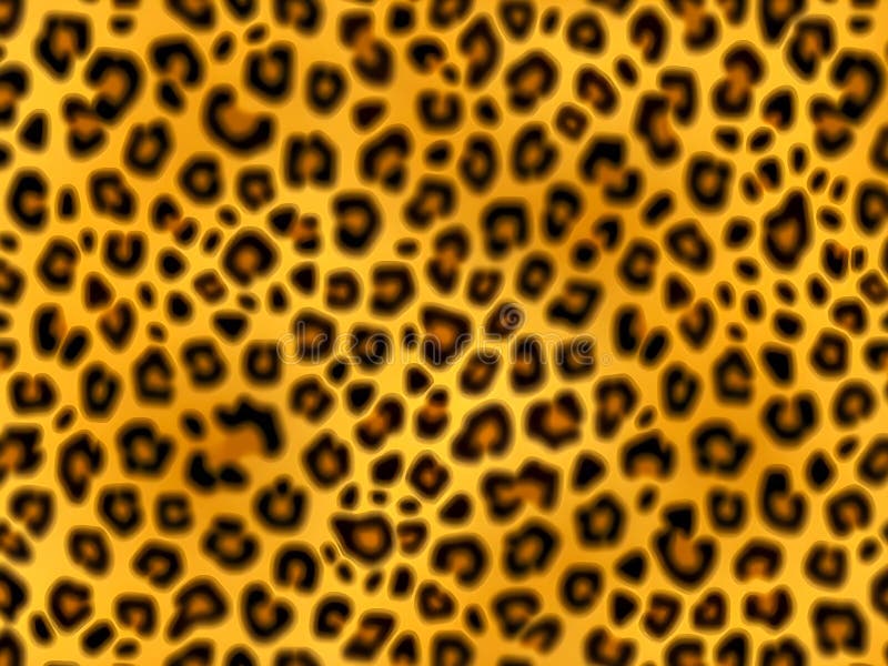Seamless Leopard Fur Texture. Abstract Animal Skin Background Stock ...