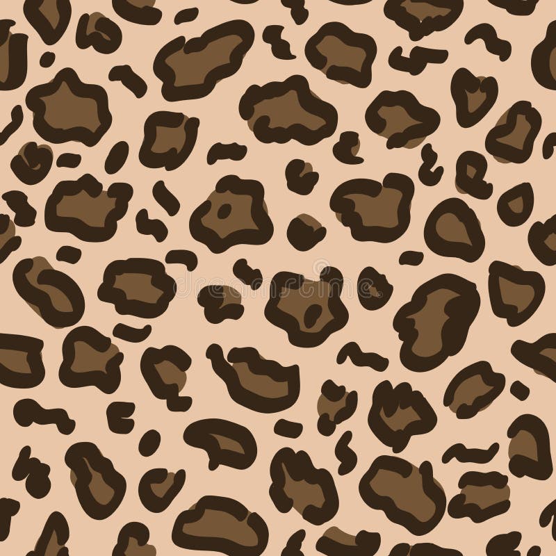 Seamless Leopard Pattern for Textile Print. Animal Print Stock Vector ...