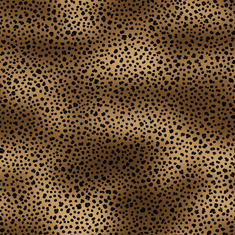 Seamless Leopard Print Pattern Showcases Brown, Tan, and Cream Spots on ...