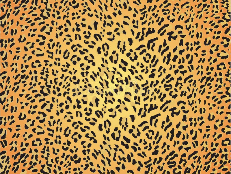 Seamless Leopard Skin Pattern Fur Stock Illustration - Illustration of ...