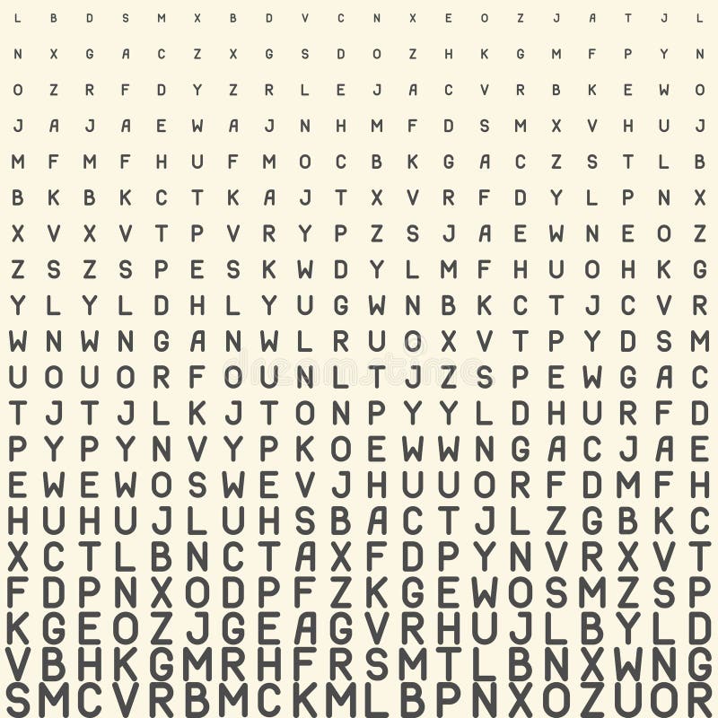 Vector Seamless Pattern with Letters of the Alphabet in Random Order ...