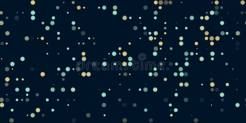 Seamless Light Balls on Dark Blue Background. Modern Backdrop Stock ...