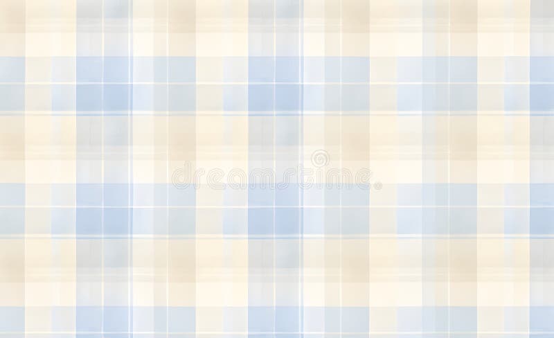 Seamless Light Blue Beige Gingham Pattern Stock Illustration ...