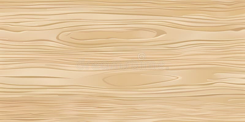 Seamless Light Brown Wood Grain Texture Background Stock Illustration ...