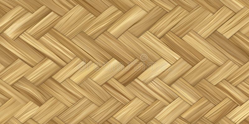 Seamless Light Brown Wood Woven Texture Pattern Background Diagonal ...