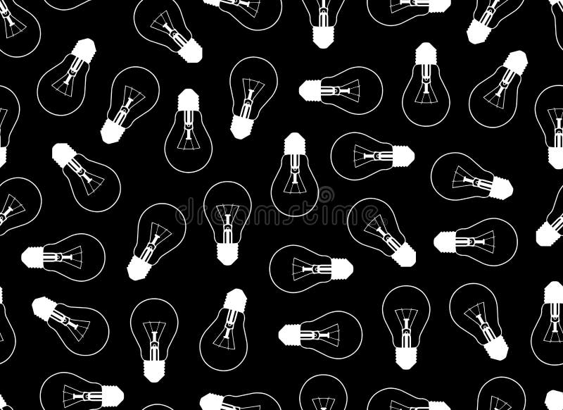 Light Bulbs Seamless Texture Stock Illustrations – 724 Light Bulbs ...