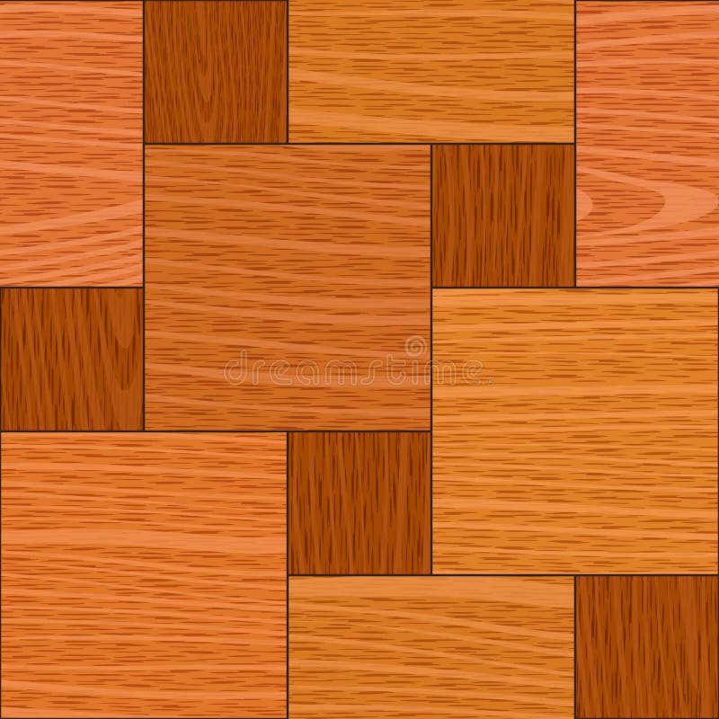 Seamless Light Oak Square Parquet Panel Texture Stock Vector ...