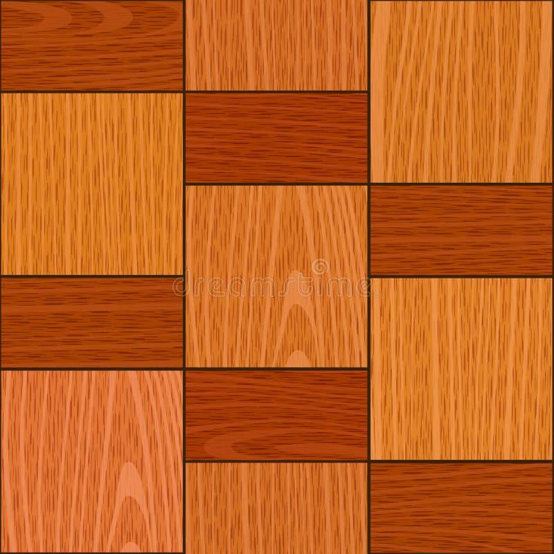 Seamless Light Oak Square Parquet Panel Texture Stock Vector ...