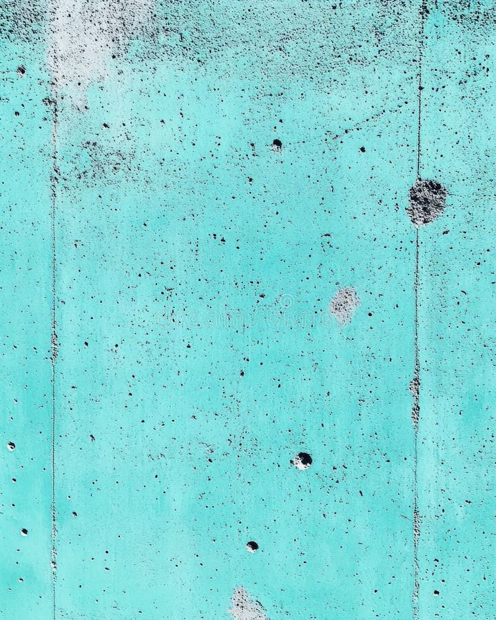 Seamless Light Turquoise Matte Concrete Surface with a Smooth Texture ...