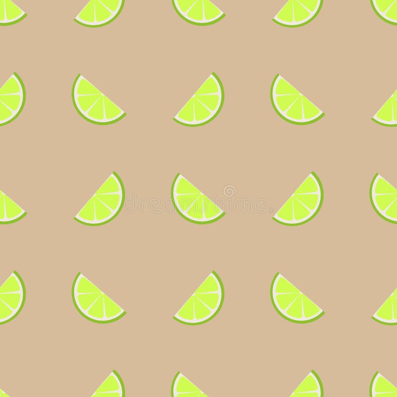 Seamless Lime Pattern Bright on Colorful Background Stock Vector ...