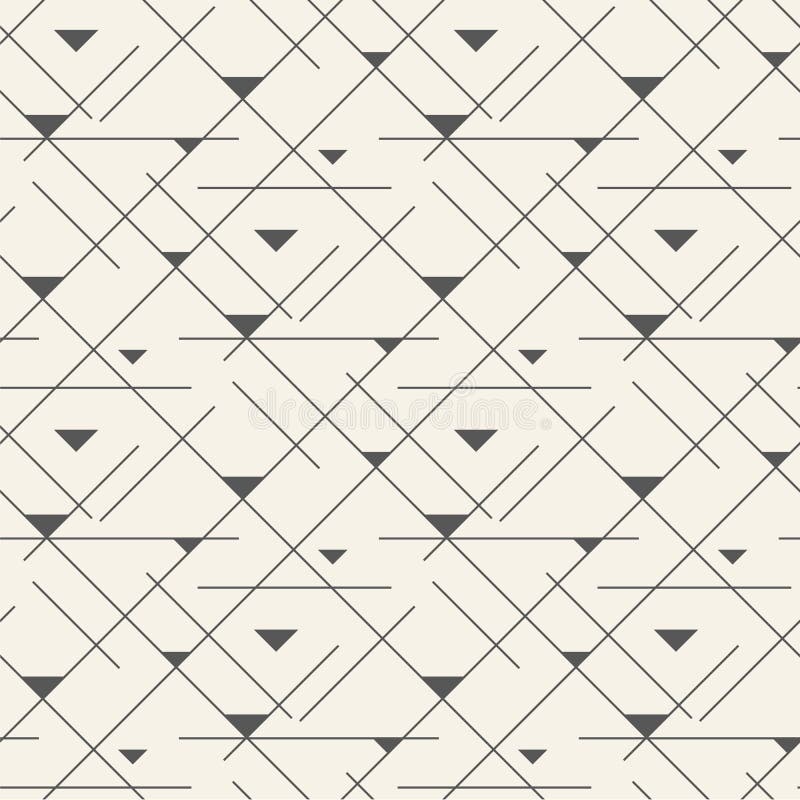 Seamless Line Abstract Pattern Tile Background Geometric Stock Vector ...