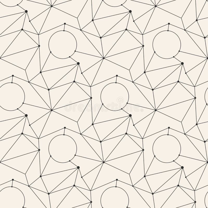 Seamless Line Abstract Pattern Tile Background Geometric Stock Vector ...