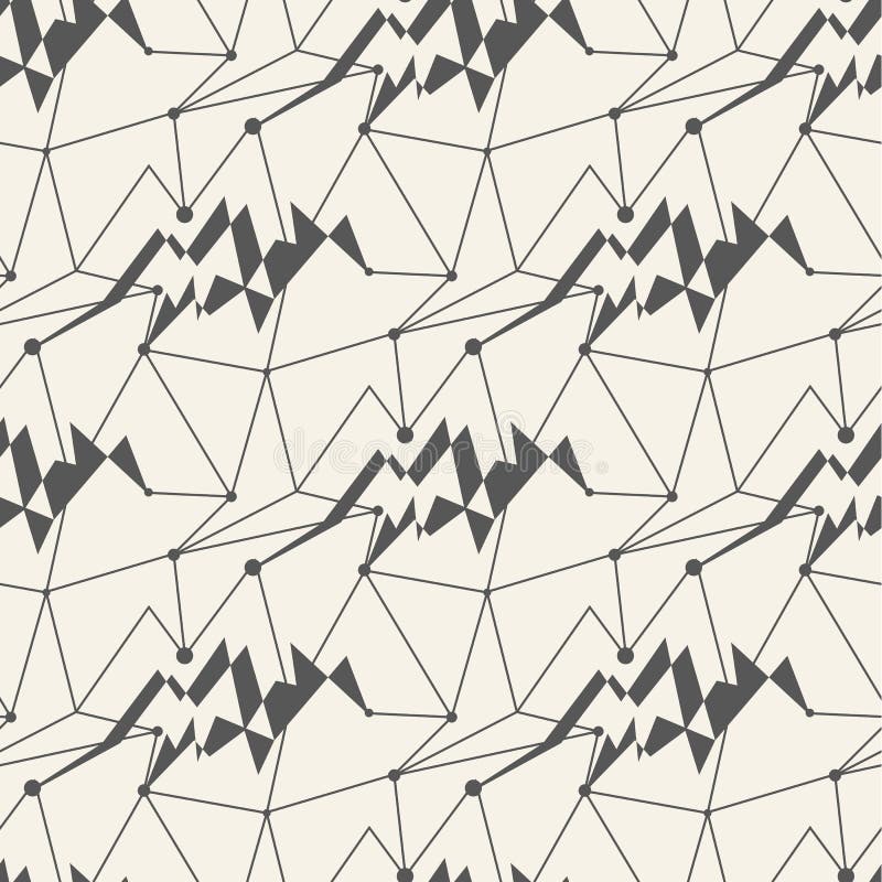 Seamless Line Pattern Tile Background Geometric Stock Vector ...