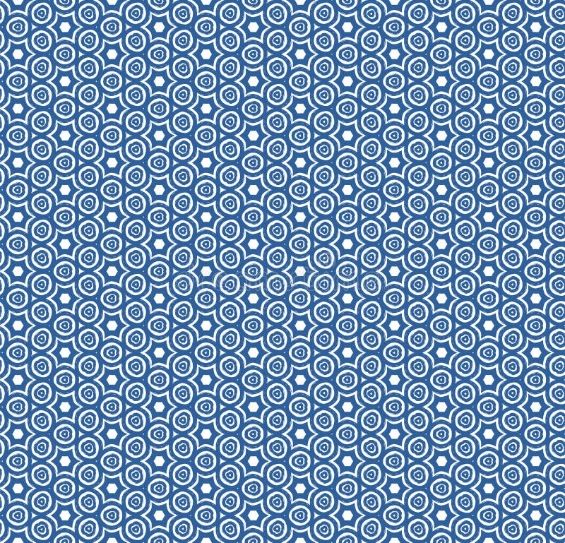 Seamless Line Patterns. Blue Color Geometric Backgrounds Stock Vector ...
