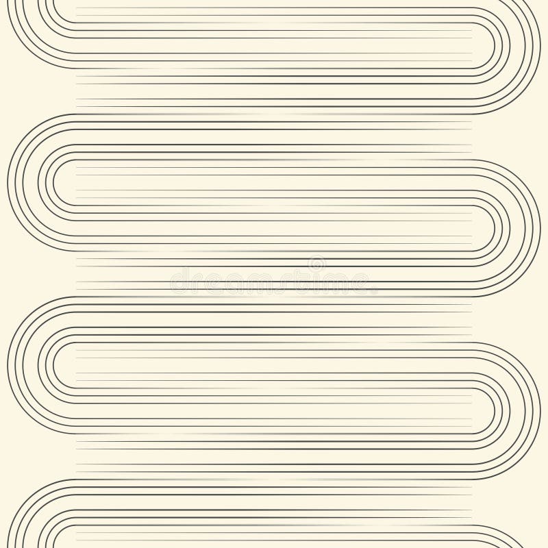 Seamless Line Wallpaper. Minimal Modern Graphic Design Stock Vector ...