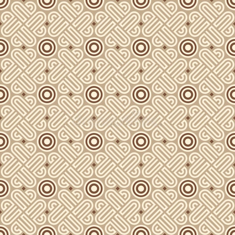 Seamless Linear Geometric Pattern Stock Vector - Illustration of ...