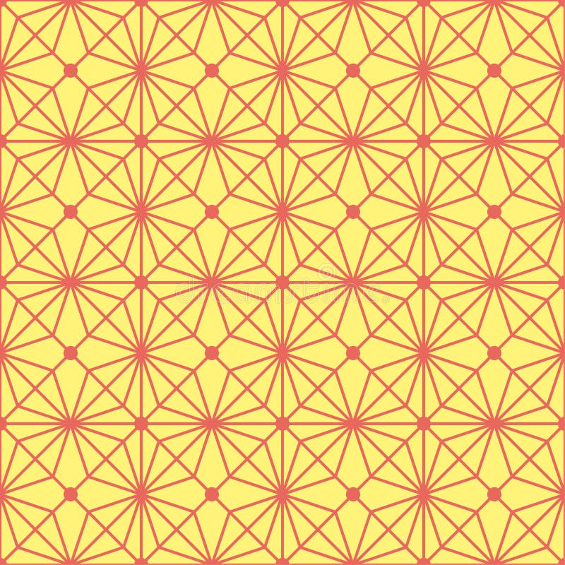 Seamless Linear Pattern with Lines and Polygons. Abstract Geometrical ...