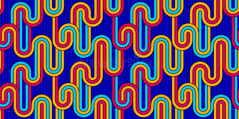 Seamless Linear Vector Geometric Minimalistic Pattern, Abstract Lines ...
