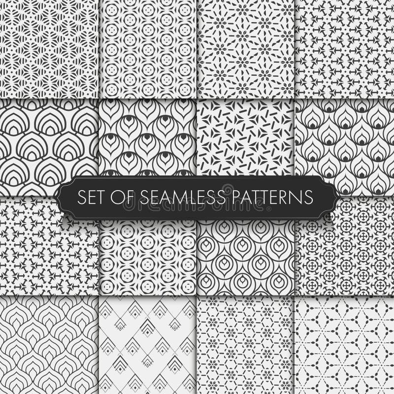 Seamless Linear Vector White Tile Texture. Repeat Ornament Graphic ...