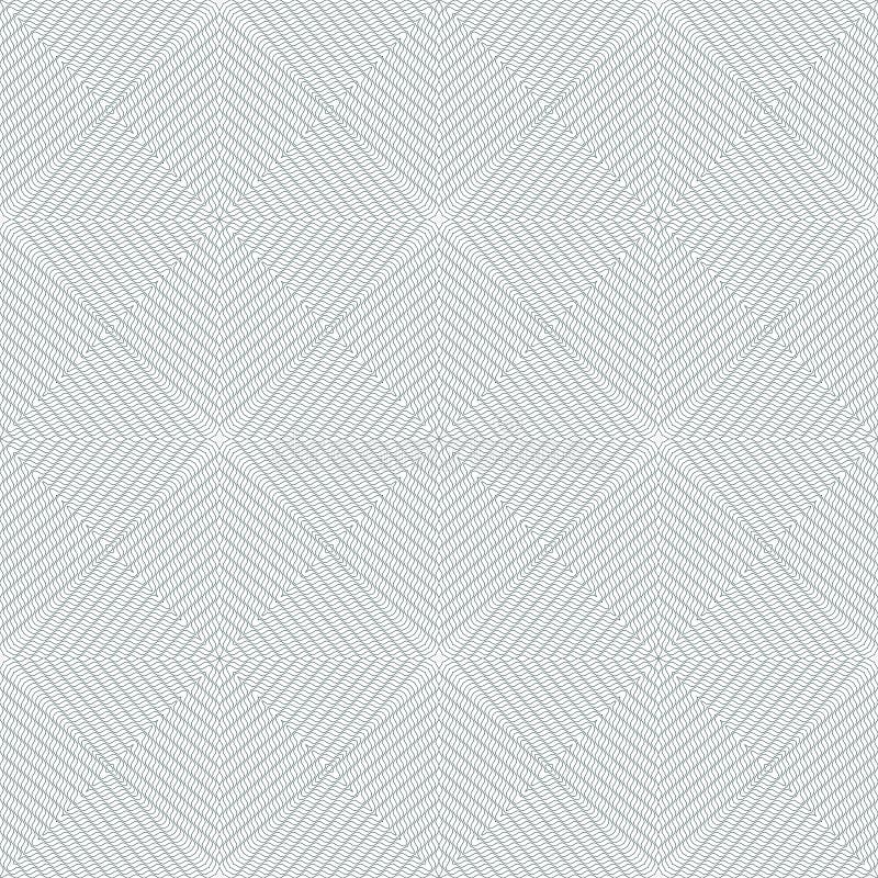 Seamless Linear Wavy Texture Stock Vector - Illustration of grid ...