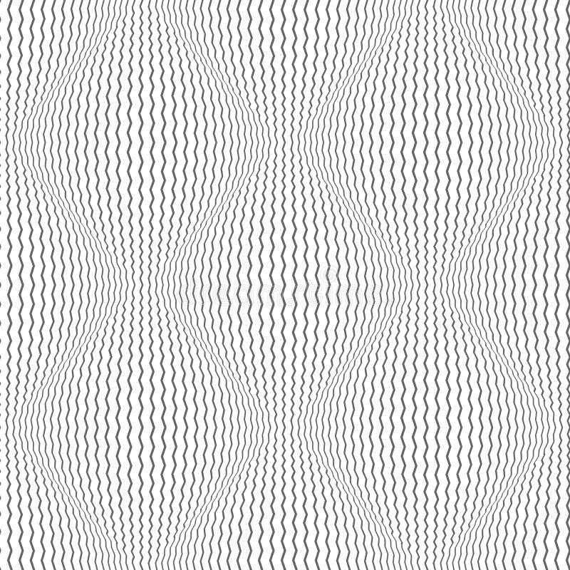 Seamless Lines Pattern. 3D Illusion Stock Vector - Illustration of ...