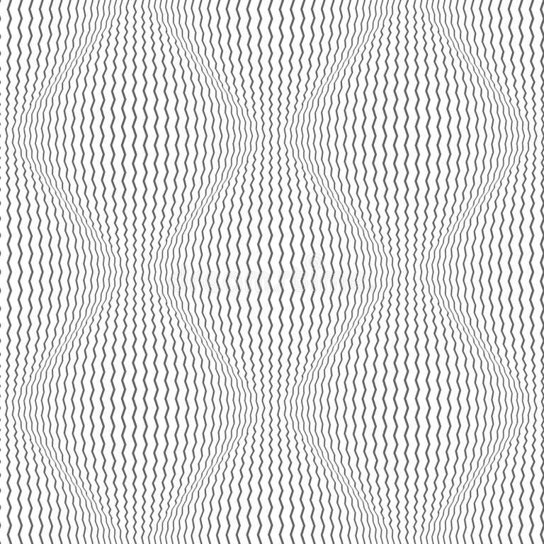Seamless Lines Pattern. 3D Illusion Stock Vector - Illustration of ...