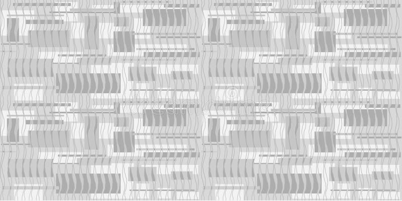 Seamless Lines and Rectangles Grey Stock Vector - Illustration of curve ...