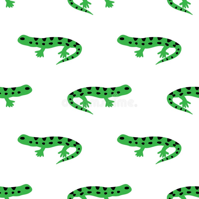 Seamless lizards pattern stock vector. Illustration of graphic - 231041774