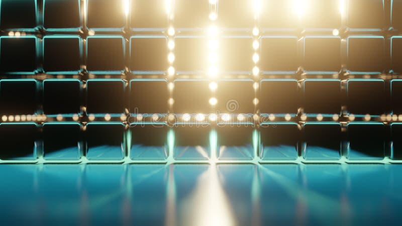 Abstract Backdrop with Reflection Qubes and Flashes Stock Video - Video ...