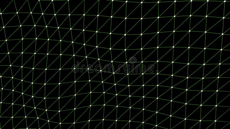 Seamless Loop Abstract. Global Digital Network. Alpha Channel. Network Connection Structure ...