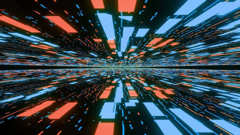 Seamless Loop Abstract Light Streaks Effect Animation. Straight Light ...