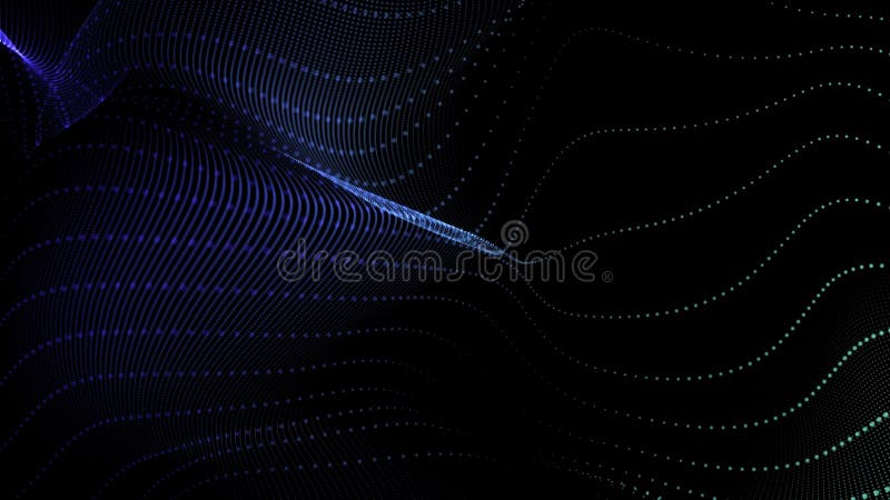 Seamless Loop Abstract Motion Background Waving Dots Texture Stock ...