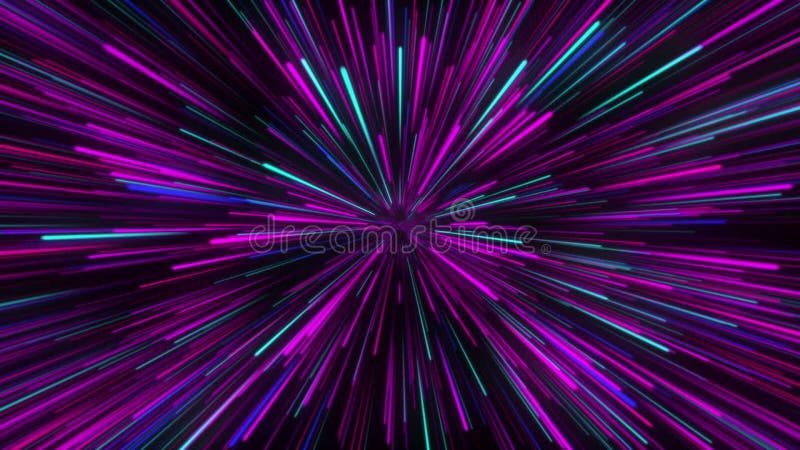 Seamless Loop Abstract Particles Background. Animation of Flying ...