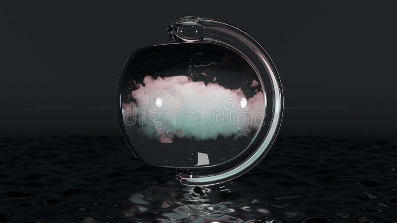 Seamless Loop Animation of Cloud in Crystal Ball, Oddly Satisfying ...