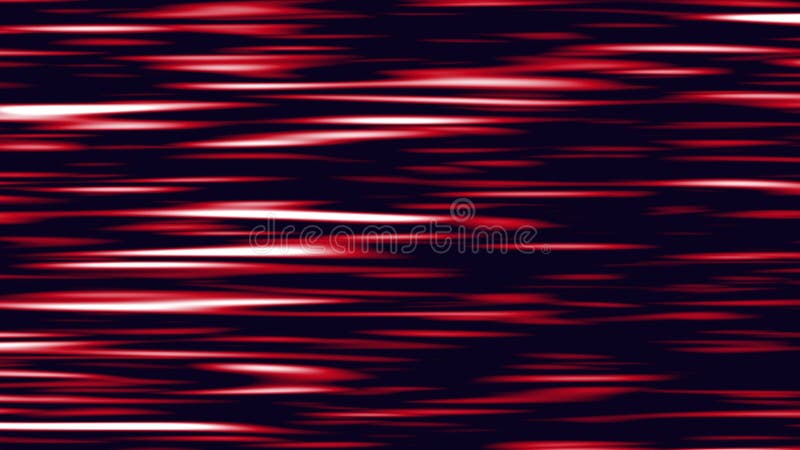 Seamless Loop of Animation of Glowing Horizontal Lines Streaming Across ...