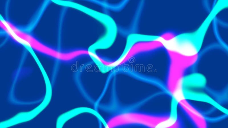 Seamless Loop Of Animation Of Glowing Lines Background Stylish 3d Abstract Animation Color Wavy