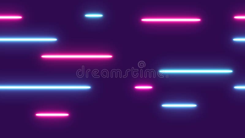 Seamless Loop Animation of Glowing Lines Moving Across the Screen Stock ...