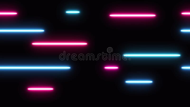 Seamless Loop Animation of Glowing Lines Moving Across the Screen Stock ...