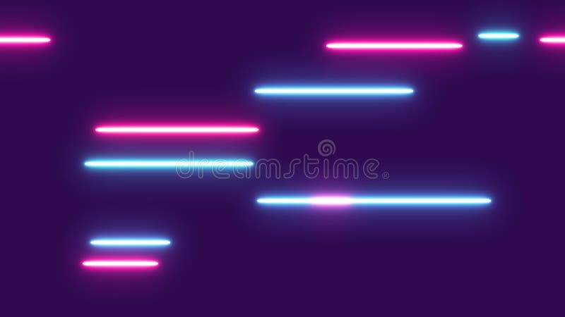 Seamless Loop Animation of Glowing Lines Moving Across the Screen Stock ...