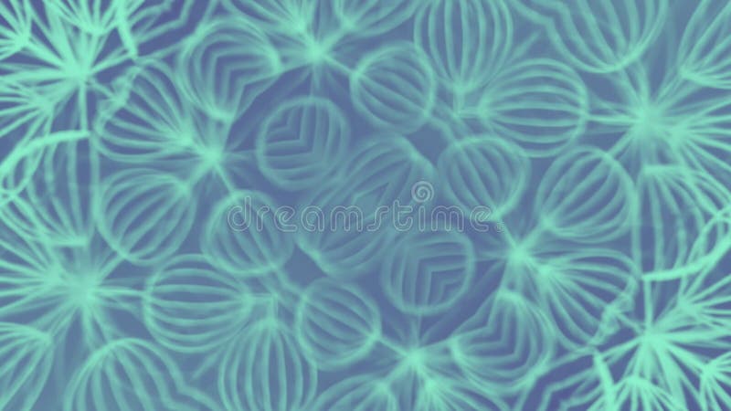 Loop Animation of a Star-shaped Figure in Blue-blue Tones. 3d Rendering ...